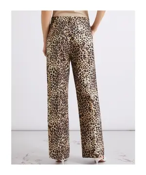 Marella Linen-blend Basketweave Trousers