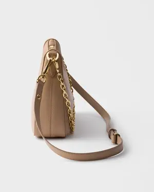 Prada Re-edition Saffiano Leather Mini Bag - Bean Paste Beige