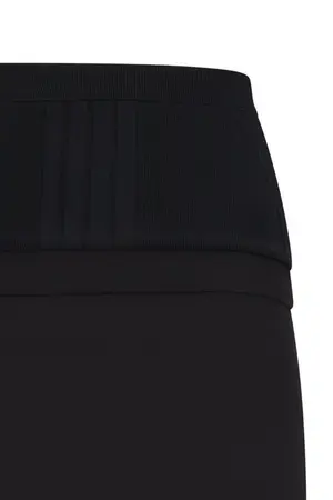 Attico Midi Jersey Skirt