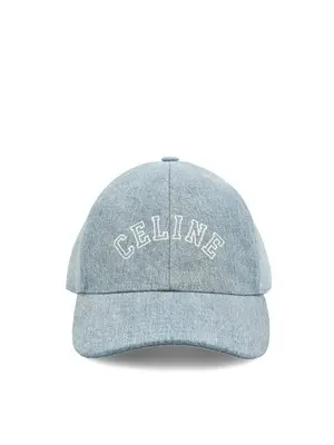 Celine Baseball Cap With Logo Detail