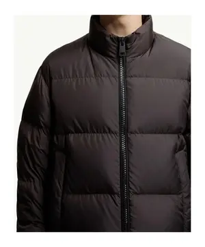 Moncler Erterle Zip-up Puffer Jacket - Brown