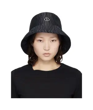 Moncler Quilted Logo Bucket Hat