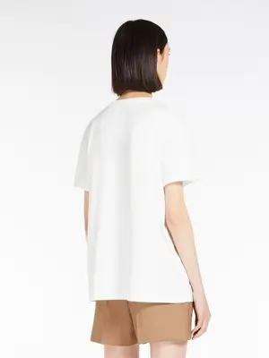 Max Mara Embroidered Slogan T-shirt