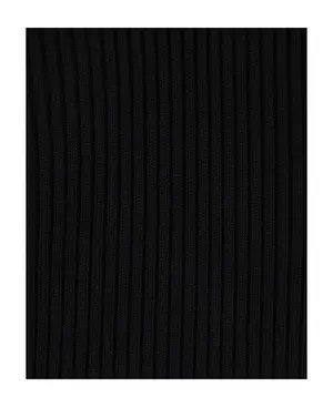 Alexander McQueen Cut-out V-neck Ribbed Jumper