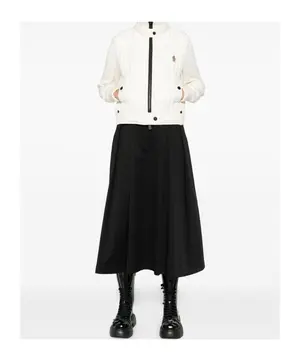 Moncler High Neck Quilted Cardigan