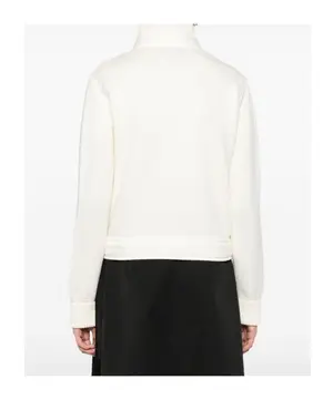 Moncler High Neck Quilted Cardigan