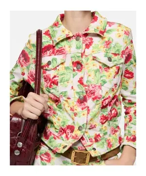 Acne Studios Floral Cotton Jacket - Amu