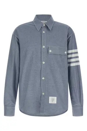 Thom Browne 4-bar Flannel Shirt
