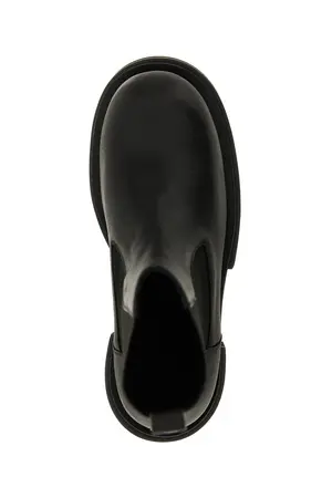 Rick Owens Beetle Bogun Leather Chelsea Boots - Black