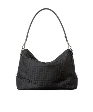 Fendi Monogram Shoulder Bag - Black