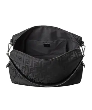 Fendi Monogram Shoulder Bag - Black