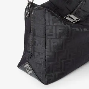 Fendi Monogram Shoulder Bag - Black