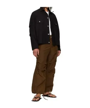 Sacai Belted Cargo Casual Pants - Brown