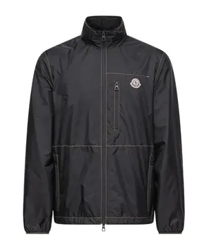 Moncler Arrakis Logo Patch Zip-up Jacket