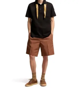 Moncler Short-sleeve Pocket Polo Shirt - Black