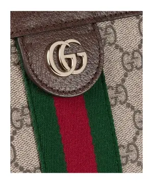 Gucci Ophidia Medium Shoulder Bag - Nude
