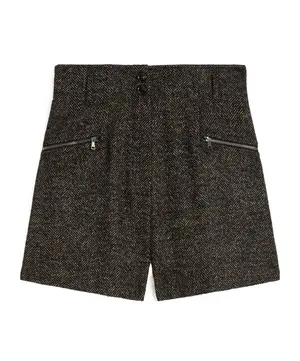 Max Mara Bolzano Wool Blend Shorts - No