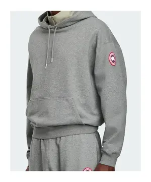 Canada Goose Rove Drawstring Hoodie - Stone Heather
