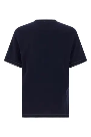 Brunello Cucinelli Logo Embroidered Layered T-shirt - No