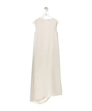 Loewe Draped Silk Midi Dress