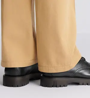 Dior Round Toe Lace-up Shoes