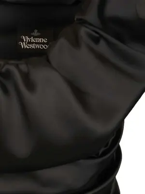 VIVIENNE WESTWOOD Ginnie Top Draped Round Neck Sleeveless - Black