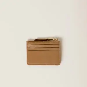 Miu Miu Logo-lettering Zipped Cardholder