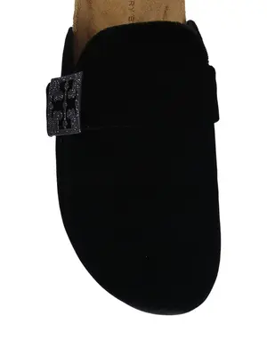 Tory Burch Mellow Pave Slip-on Mules - Black