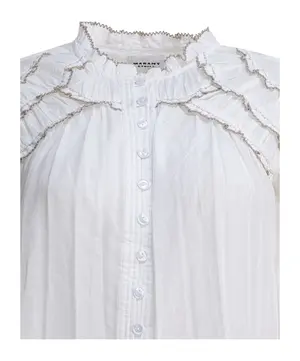 Isabel Marant Étoile Christa" Ruffled Blouse - White
