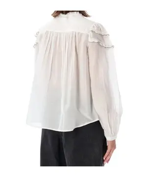 Isabel Marant Étoile Christa" Ruffled Blouse - White