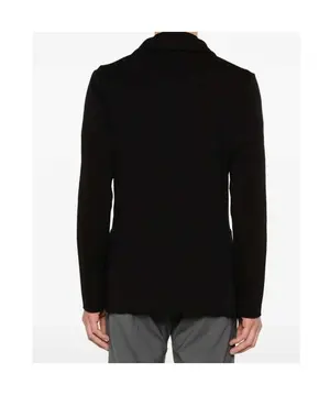 LARDINI Double-breasted Blazer - Black
