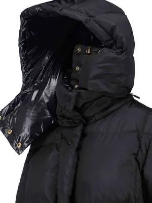 Moncler Logo Patch Quilted Hooded Jacket