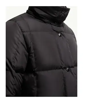 Moncler Logo Patch Quilted Hooded Jacket