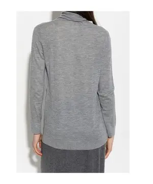 LISA YANG Danette Turtleneck Knitted Jumper - Gray