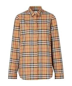 Burberry Vintage Check Print Shirt - Yellow