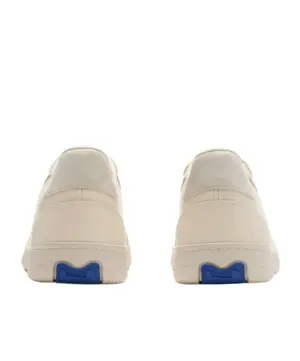 Burberry Checked Lace-up Sneakers - Nude