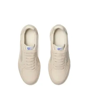 Burberry Checked Lace-up Sneakers - Nude