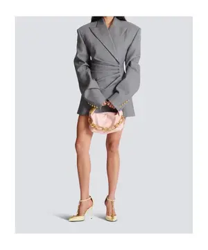 Balmain Draped Short Jacket Dress