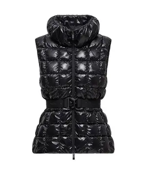 Moncler Emilion Quilted Down Vest - Black