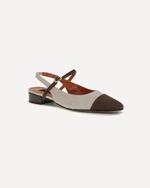 CAREL Oceano Buckle Fastened Ballerinas - Nude