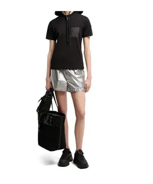 Moncler Pleated Pocket Crewneck T-shirt - Black