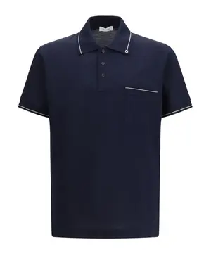 FERRAGAMO Collared Short-sleeved Polo Shirt