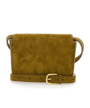 Soeur Bell Flap Shoulder Bag - Brown