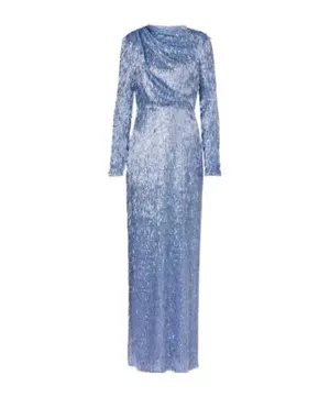 Erdem Draped Embellished Gown
