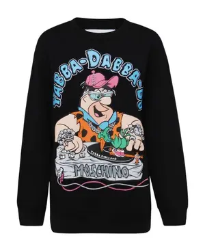 Moschino Graphic Print Crewneck Sweatshirt