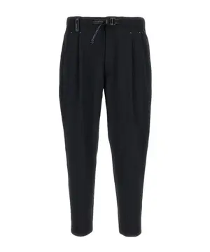 AND WANDER Pleated Tapered Leg Pants With Belted Waist