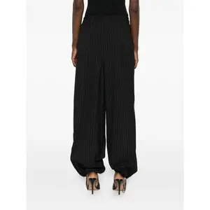 THE FRANKIE SHOP Pinstriped Relaxed Fit Trousers
