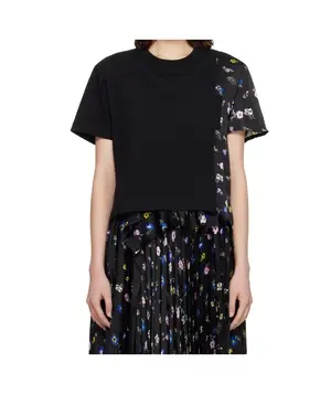 Sacai Printed Tops