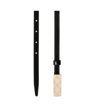Gucci Gg Engraved Thin Belt