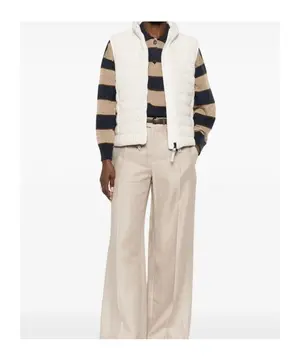 Brunello Cucinelli Sequin Embellished Zip-up Gilet - No